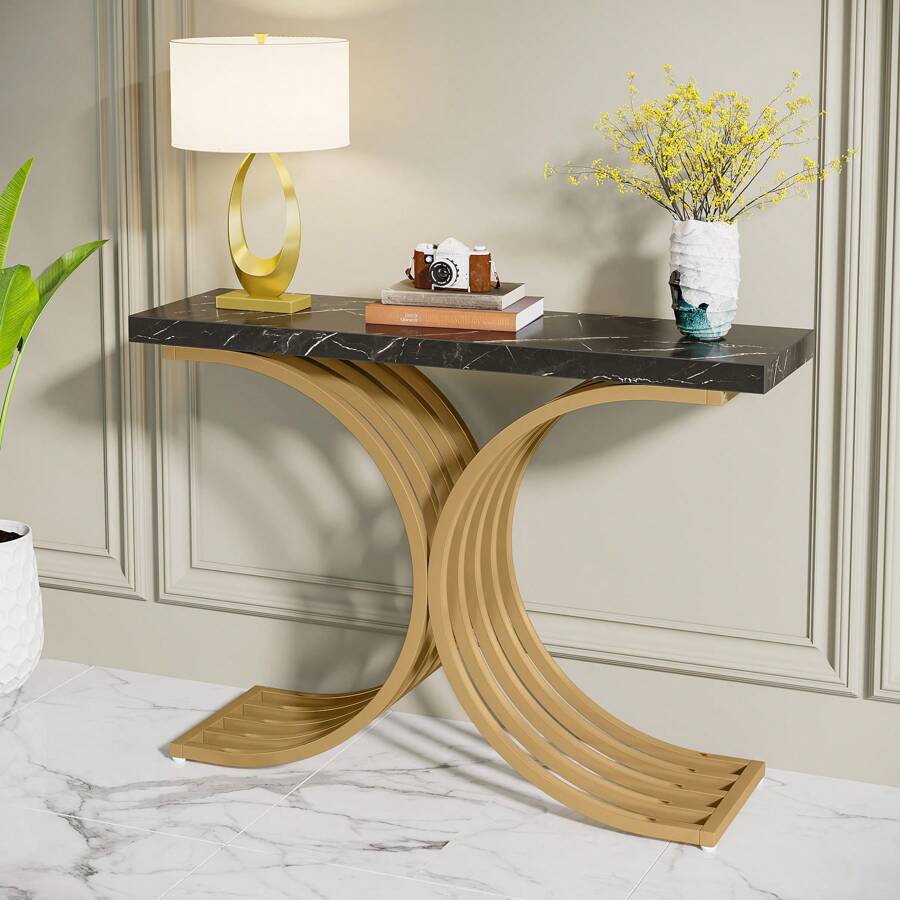 Half Ring Console Hallway Table Entres Table